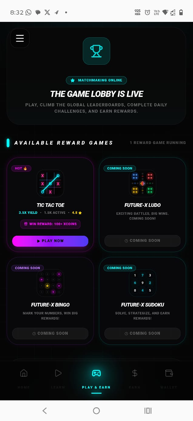 Future-X | Play, Learn and Collect X-Coins