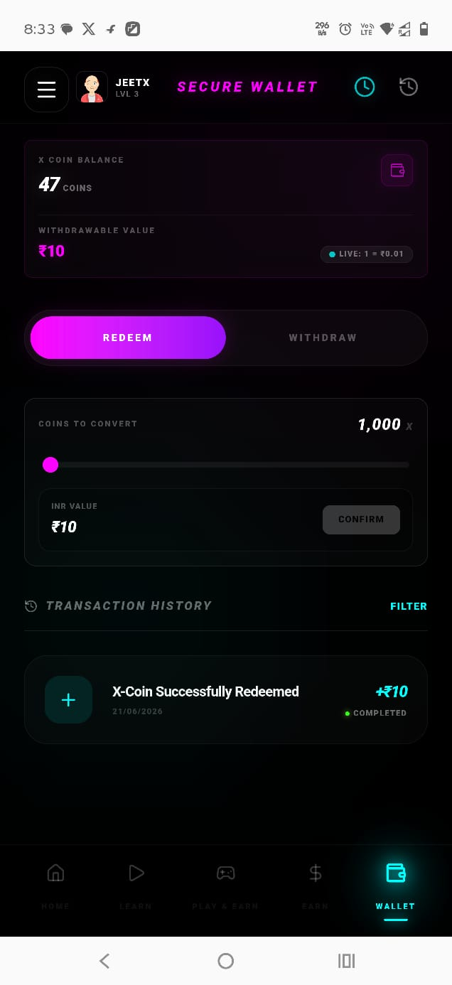 Future-X | Play, Learn and Collect X-Coins